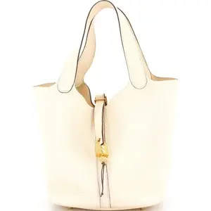 HERMES Picotin Lock Bag Clemence Mm - Nata