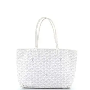 Goyard Artois Tote Coated Canvas Pm - White