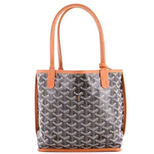 Goyard Anjou Reversible Tote Coated Canvas Mini - Brown