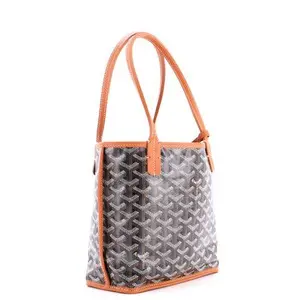 Goyard Anjou Reversible Tote Coated Canvas Mini - Brown
