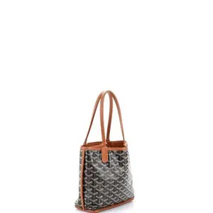 Goyard Anjou Reversible Tote Coated Canvas Mini - Brown