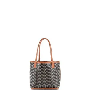 Goyard Anjou Reversible Tote Coated Canvas Mini - Brown