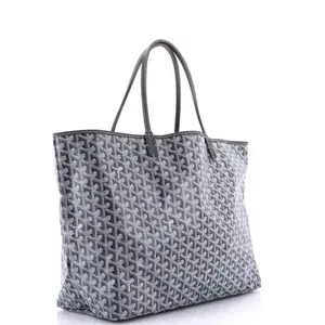 Goyard Saint Louis Tote Coated Canvas Gm - Grey