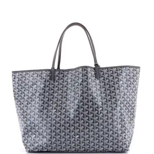 Goyard Saint Louis Tote Coated Canvas Gm - Grey