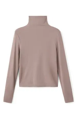 Mango Seamless Turtleneck Top