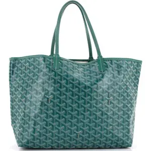 Goyard Saint Louis Tote Coated Canvas Pm - Green