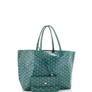 Goyard Saint Louis Tote Coated Canvas Pm - Green
