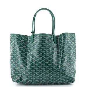 Goyard Saint Louis Tote Coated Canvas Pm - Green