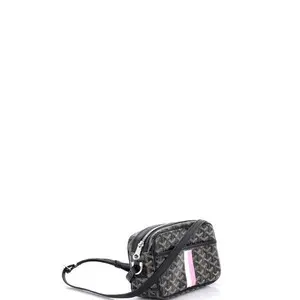 Goyard Cap Vert Bag Printed Coated Canvas - Black