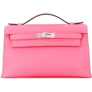 HERMES Kelly Pochette Swift - Rose Azalee