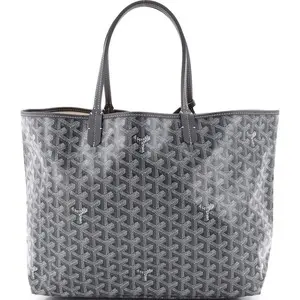 Goyard Saint Louis Tote Coated Canvas Pm - Grey