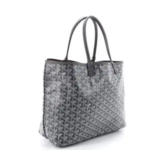 Goyard Saint Louis Tote Coated Canvas Pm - Grey