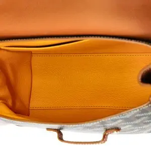 Goyard Saigon Top Handle Bag Coated Canvas With Leather Mini - Brown