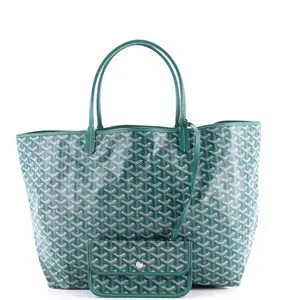 Goyard Saint Louis Tote Coated Canvas Gm - Green