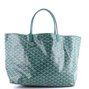 Goyard Saint Louis Tote Coated Canvas Gm - Green