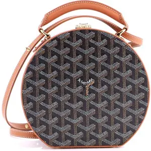 GOYARD Alto Hatbox Bag Coated Canvas - Black