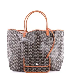 Goyard Saint Louis Tote Coated Canvas Gm - Brown