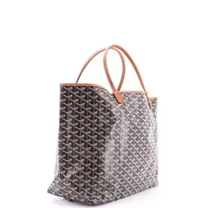 Goyard Saint Louis Tote Coated Canvas Gm - Brown