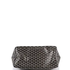Goyard Saint Louis Tote Coated Canvas Gm - Black