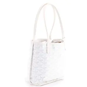 Goyard Anjou Reversible Tote Coated Canvas Mini - White