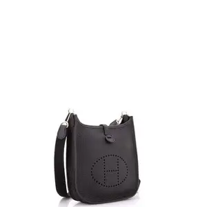 Hermès Evelyne Bag Gen Iii Clemence Tpm - Black