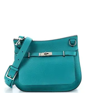 Hermès Jypsiere Bag Clemence 28 - Blue