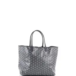 Goyard Saint Louis Pm Tote Coated Canvas - Gray