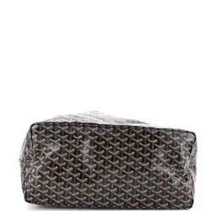 Goyard Saint Louis Tote Coated Canvas Gm - Black