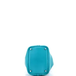 Hermès Picotin Lock Bag Clemence Mm - Blue