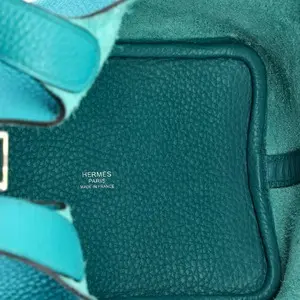 Hermès Picotin Lock Bag Clemence Mm - Blue