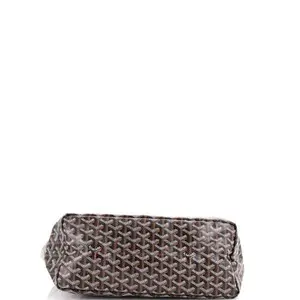 Goyard Saint Louis Tote Coated Canvas Pm - Black