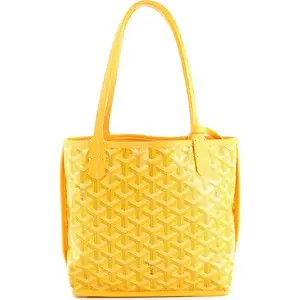 Goyard Anjou Reversible Tote Coated Canvas Mini - Orange
