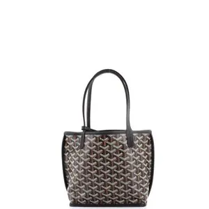 Goyard Anjou Reversible Tote Coated Canvas Mini - Black