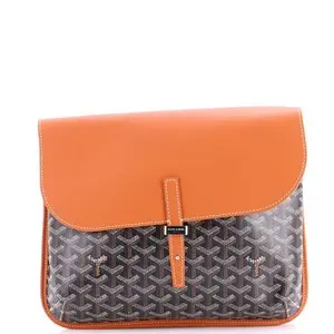 Goyard Coursier Messenger Bag Coated Canvas And Leather - Brown