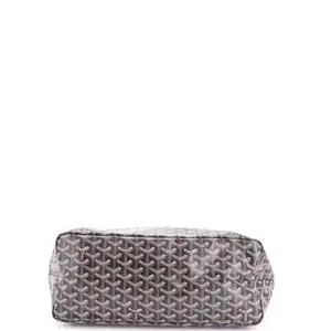 Goyard Saint Louis Tote Coated Canvas Pm - Black