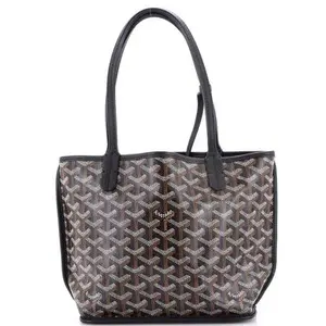 Goyard Anjou Reversible Mini Tote Coated Canvas - Black