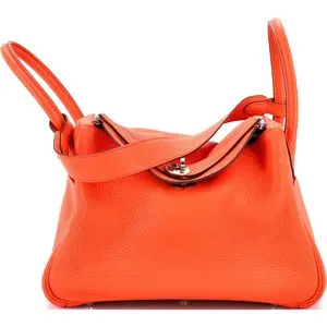 HERMES Lindy Bag Clemence 30 - Orange Poppy