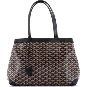 GOYARD Bellechasse Bag Coated Canvas Pm - Black