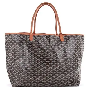 Goyard Saint Louis Tote Coated Canvas Gm - Brown