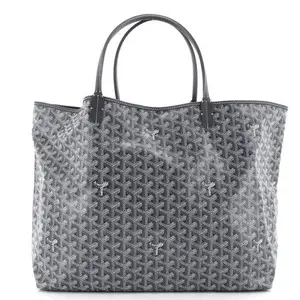 Goyard Saint Louis Tote Coated Canvas Gm Gray