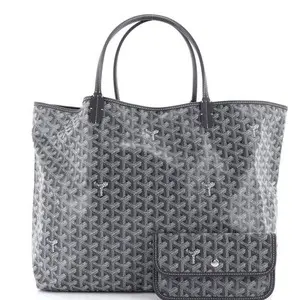 Goyard Saint Louis Tote Coated Canvas Gm - Grey