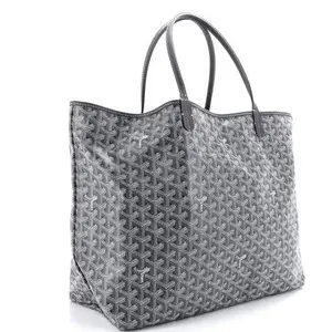 Goyard Saint Louis Tote Coated Canvas Gm - Grey