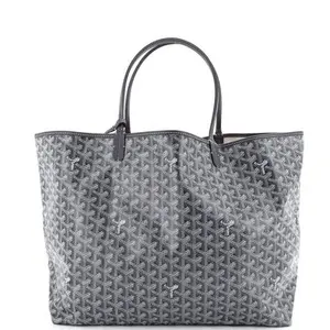 Goyard Saint Louis Tote Coated Canvas Gm - Grey