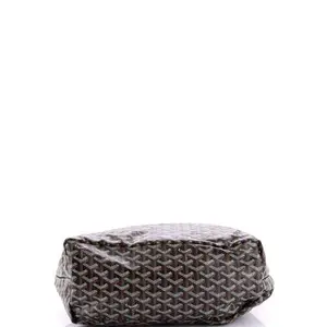 Goyard Saint Louis Tote Coated Canvas Pm - Black