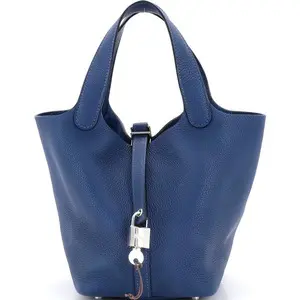 HERMES Picotin Lock Bag Maurice Pm - Deep Blue