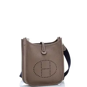 Hermès Evelyne Bag Gen Iii Clemence Tpm - Grey