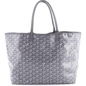 Goyard Saint Louis Pm Tote Coated Canvas - Gray