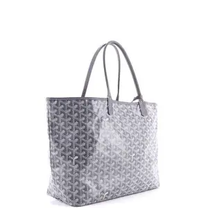 Goyard Saint Louis Tote Coated Canvas Pm - Grey