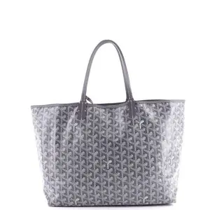 Goyard Saint Louis Tote Coated Canvas Pm - Grey