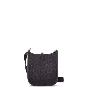 Hermès Evelyne Bag Gen Iii Felt Tpm - Grey